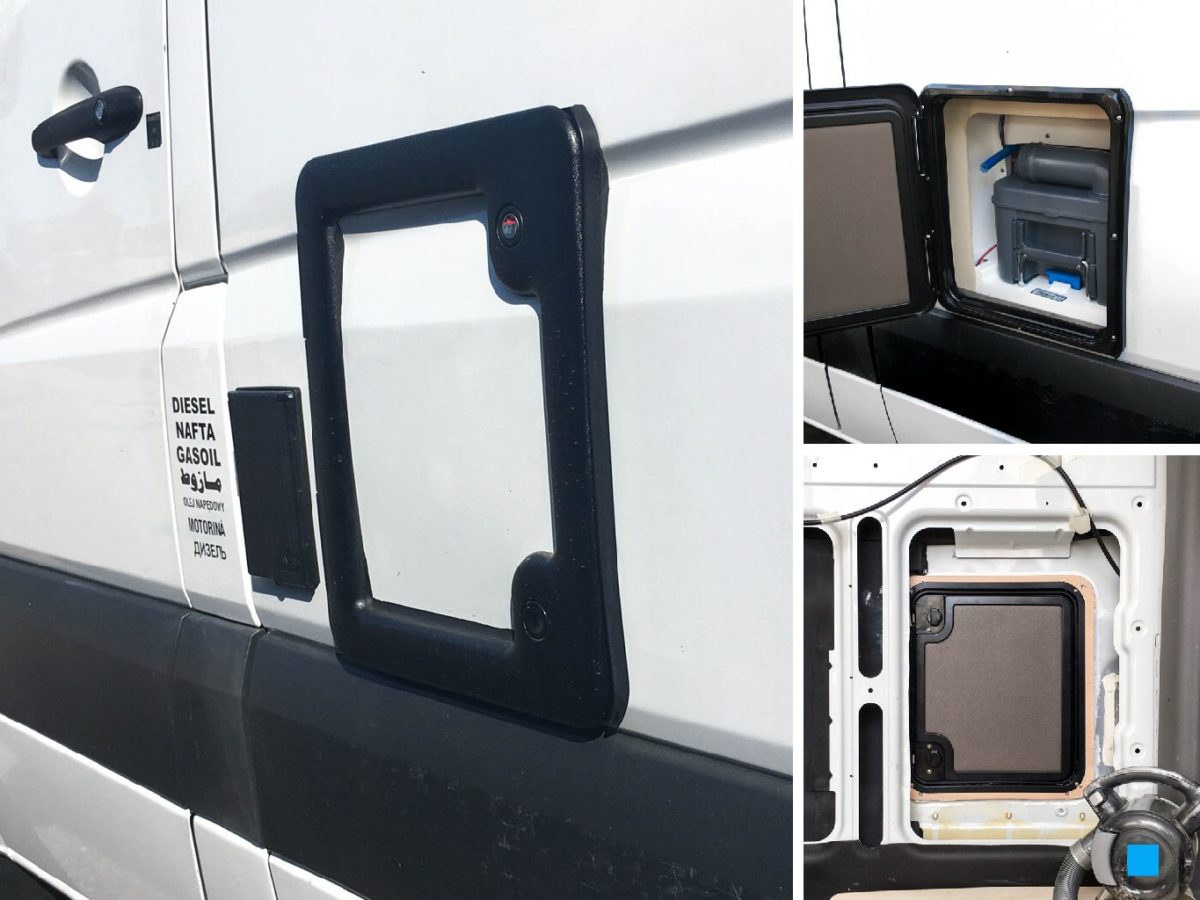 Installation of the Thetford Service Door Model 3 – Overlandys